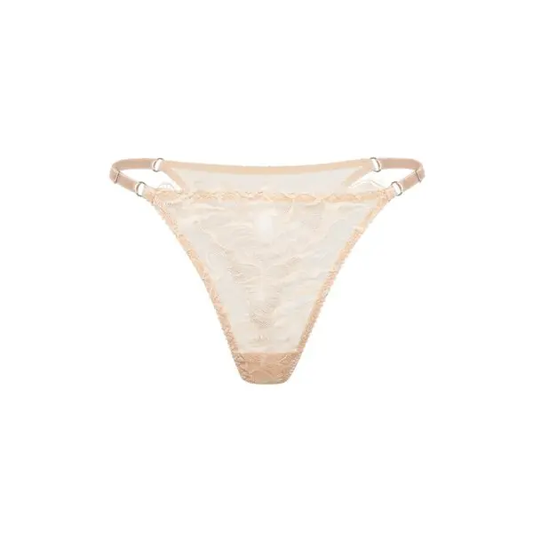 DARILY UNDERWEAR Neutrals Adjustable String Panties Panther Nude