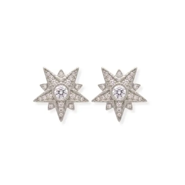 MARTINA ROZENBERG SMIRA JEWELRY Estrella Earrings - Silver