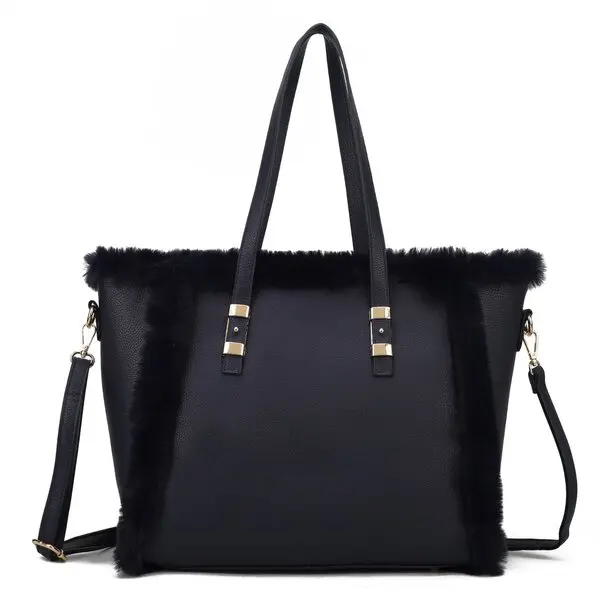 MKF COLLECTION BY MIA K. Liza Tote Bag Navy