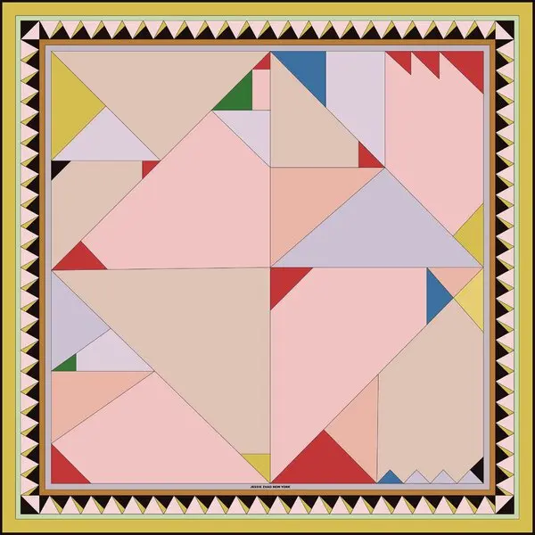 JESSIE ZHAO NEW YORK Double Silk Scarf Of Color Recombination - Pink