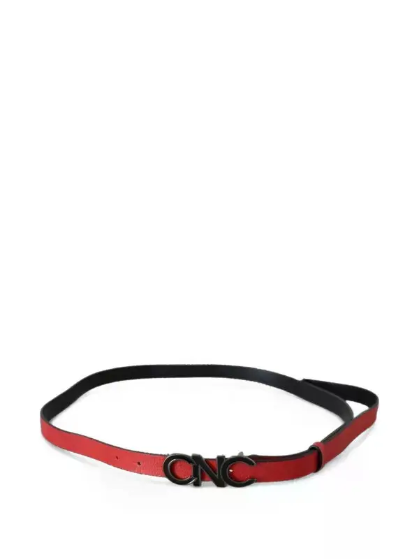 Costume National Reversible Cnc-logo Leather Belt