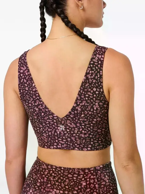 Sweaty Betty Soft-dot Print V-neck Sports Bra