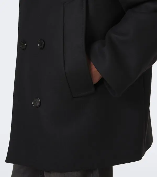 Acne Studios Double-breasted Wool-blend Peacoat