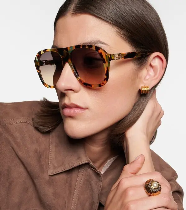 Fendi Baguette® Aviator Sunglasses