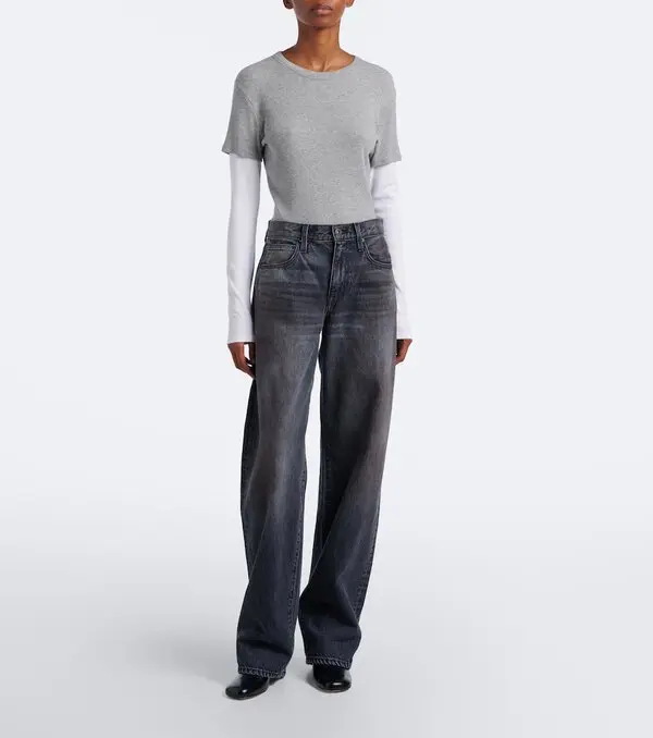 SLVRLAKE Hailey Barrel-leg Jeans