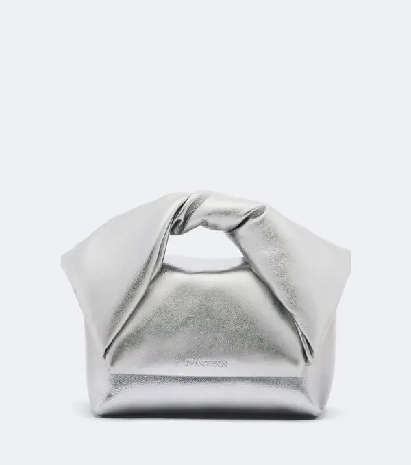 JW Anderson Twister Small Leather Top-handle Bag