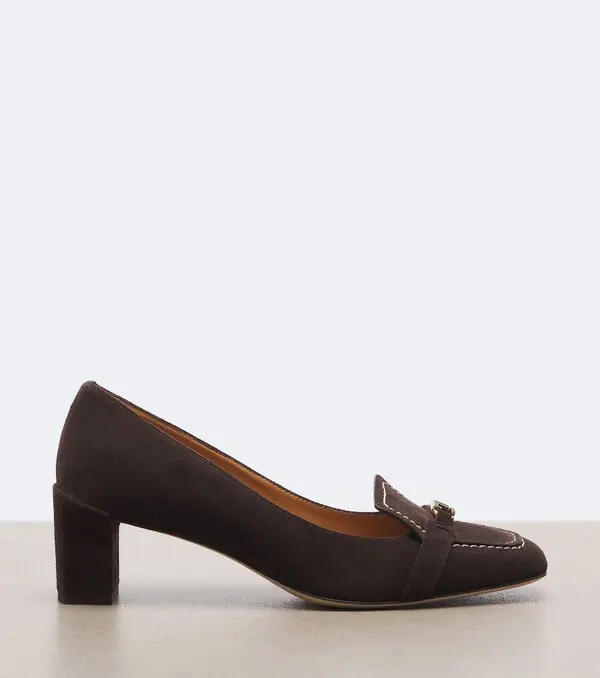 TOD'S T Timeless Suede Pumps