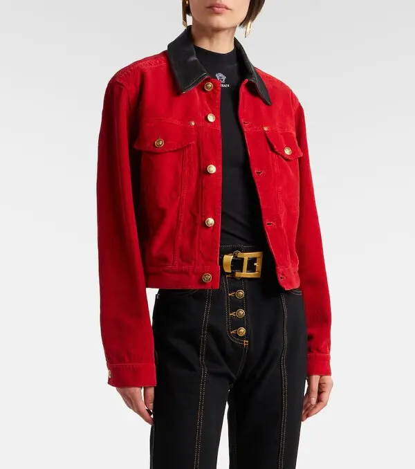 Versace Cotton Corduroy Jacket