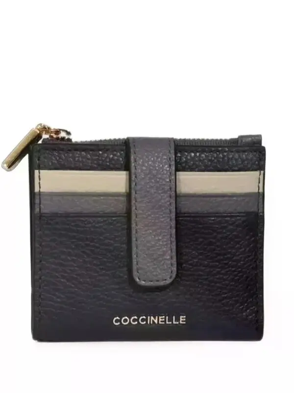 COCCINELLE Pebbled Tricolour Wallet