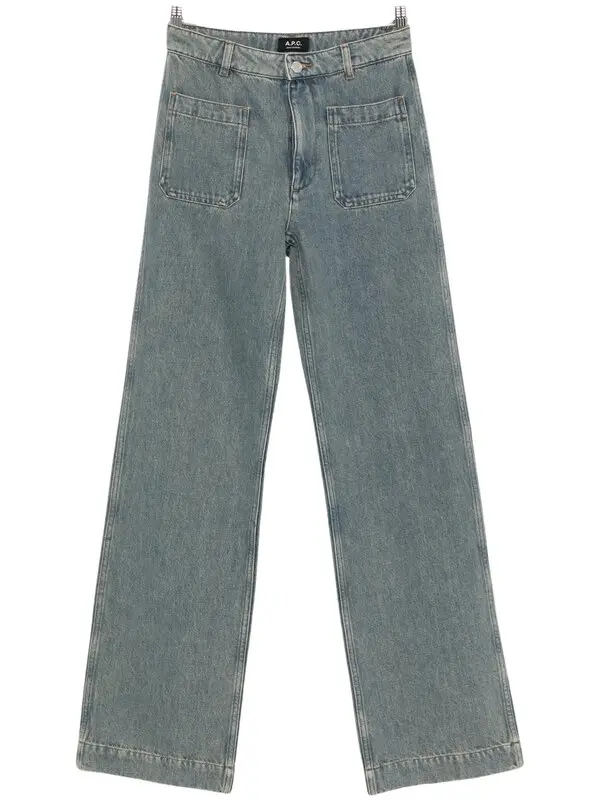 A.p.c. Victoria Jeans With Patch Pockets