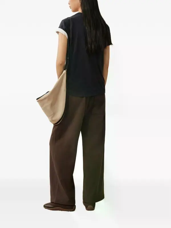LESS Drawstring Straight-leg Trousers