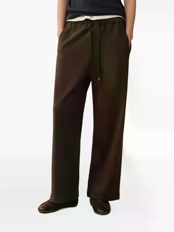 LESS Drawstring Straight-leg Trousers