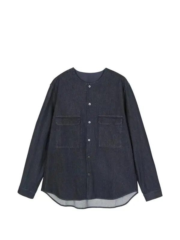 CROQUIS Crew-neck Flap-pocket Shirt