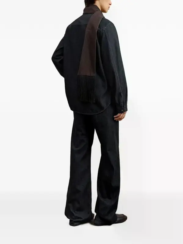CROQUIS Crew-neck Flap-pocket Shirt
