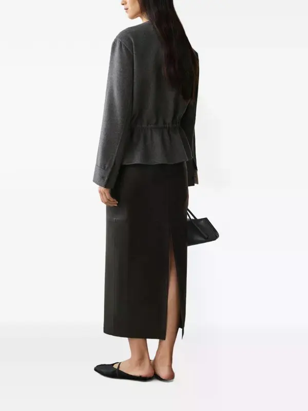 LESS Cropped Drawstring Jacket