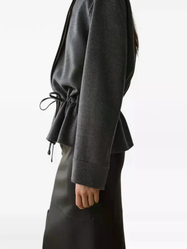 LESS Cropped Drawstring Jacket