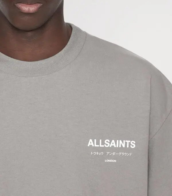 ALLSAINTS Organic Cotton Underground T-shirt - Grey