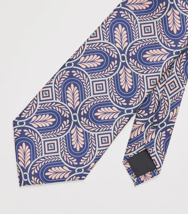 Drole De Monsieur Silk Printed Caesar Tie