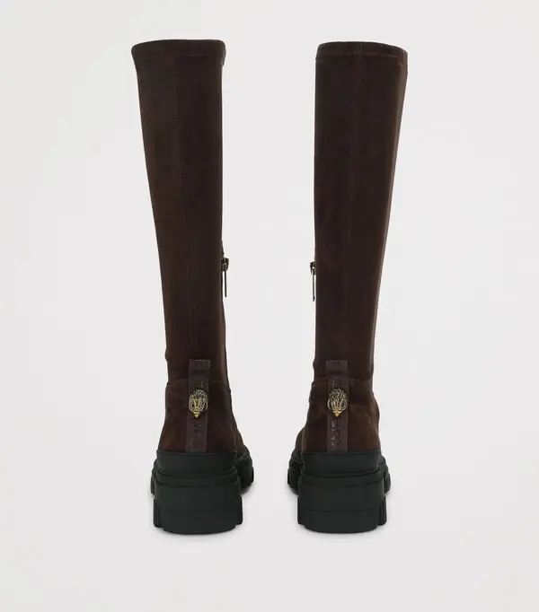 Kurt Geiger Suede Stomp Sock Knee-high Boots 50