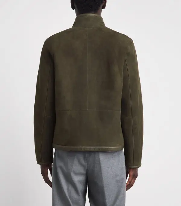 Vince Suede-shearling Jacket