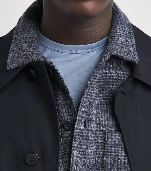 Vince Donegal Check Polo Sweater