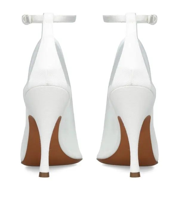 Alaïa Mesh Ankle-strap Pumps 100