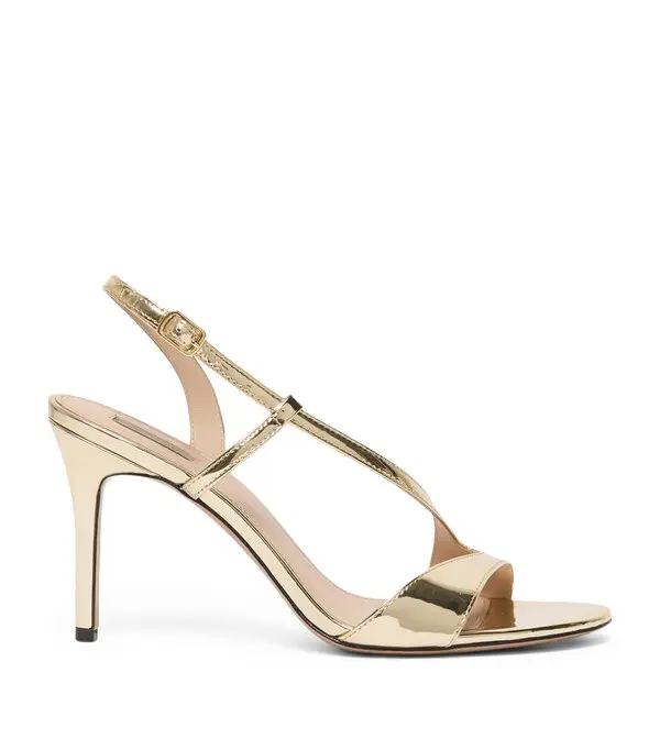 Marina Rinaldi Mirror-finish Sandals 100 - Silver