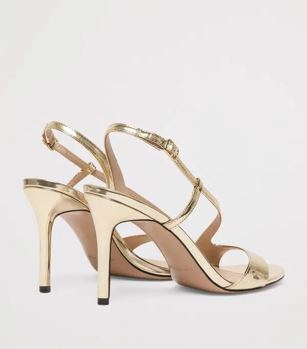 Marina Rinaldi Mirror-finish Sandals 100 - Silver