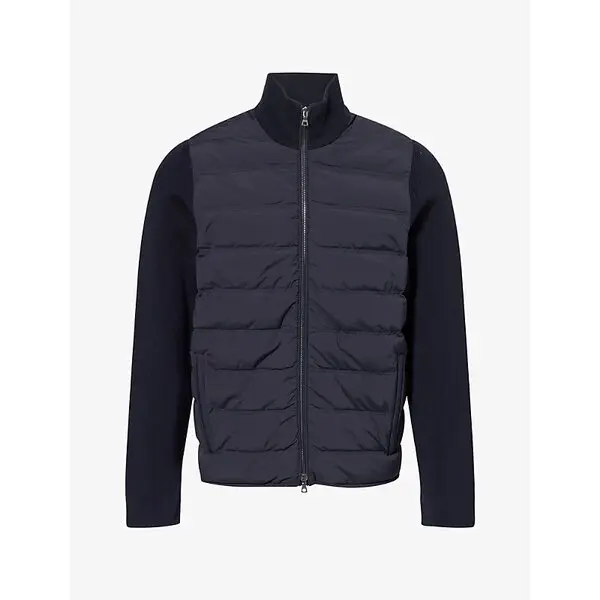 Orlebar Brown Terrence Hybrid Merino-wool And Down Funnel Jacket