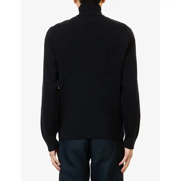 Orlebar Brown Terrence Hybrid Merino-wool And Down Funnel Jacket