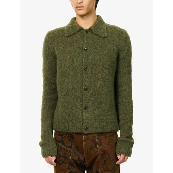 Dries Van Noten Mora Alpaca Wool-blend Cardigan