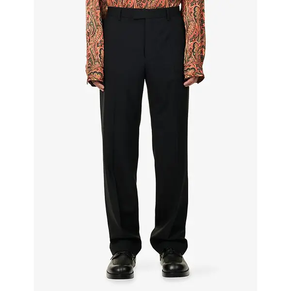 Dries Van Noten Pinnet Tailored Wool-blend Trousers