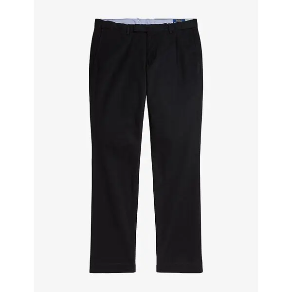 Polo Ralph Lauren Greenwich Slim-fit Stretch-cotton Chino Trousers - Black