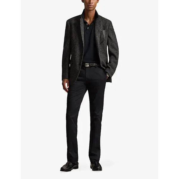 Polo Ralph Lauren Greenwich Slim-fit Stretch-cotton Chino Trousers - Black