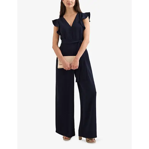 PHASE EIGHT Kallie Wide-leg Woven Jumpsuit