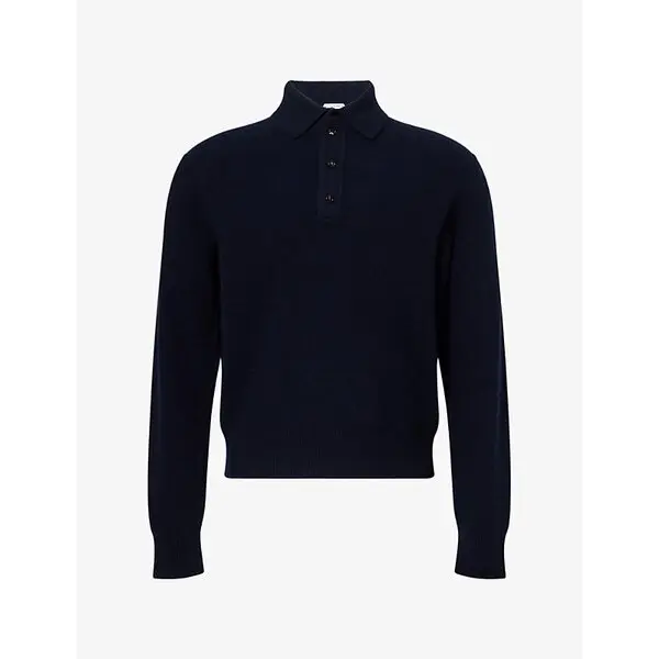 Bottega Veneta Polo Knit Wool And Cashmere Jumper