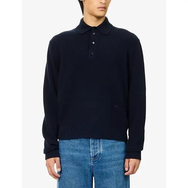 Bottega Veneta Polo Knit Wool And Cashmere Jumper