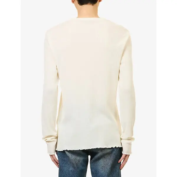 Our Legacy Elongated Long-sleeve Cotton-blend Top