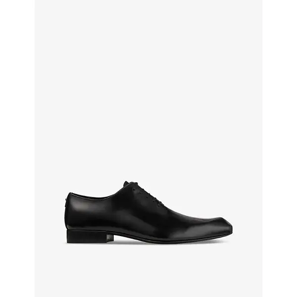 JIMMY CHOO Prism Lace-up Leather Shoes