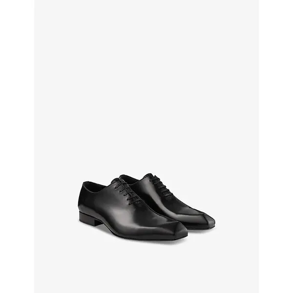 JIMMY CHOO Prism Lace-up Leather Shoes