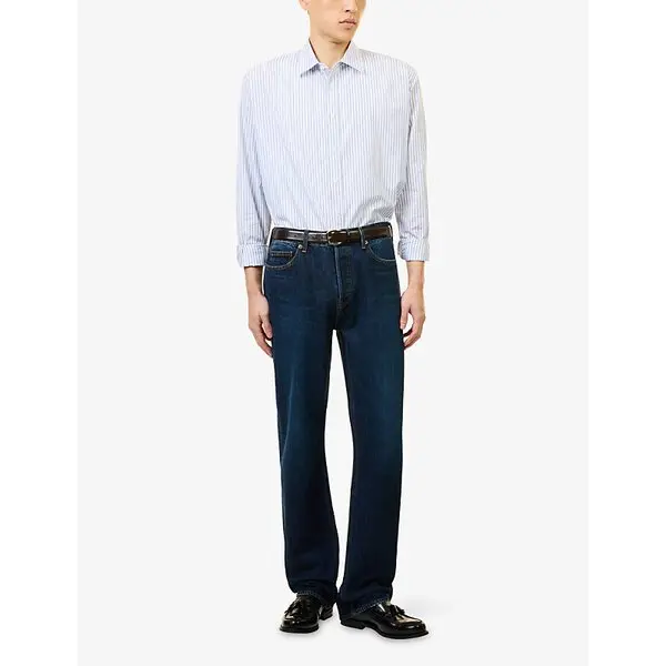 TOTEME Classic Straight-leg Denim Jeans