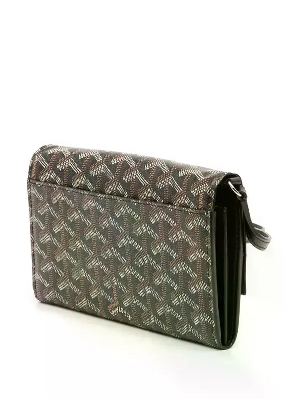 Goyard 2021 Goyardine Varenne Continental Wallet On Strap Crossbody Bag