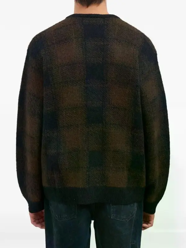 Carhartt Work In Progress Everson Check-pattern Cardigan