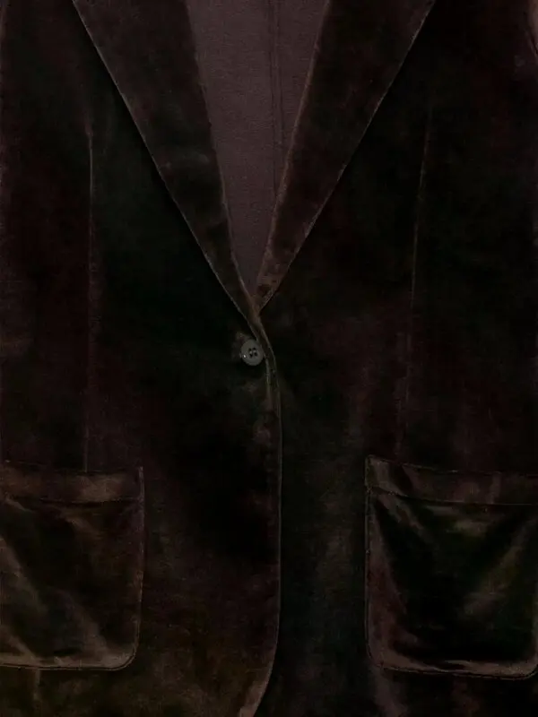 Majestic Filatures Velvet Single-breasted Jacket