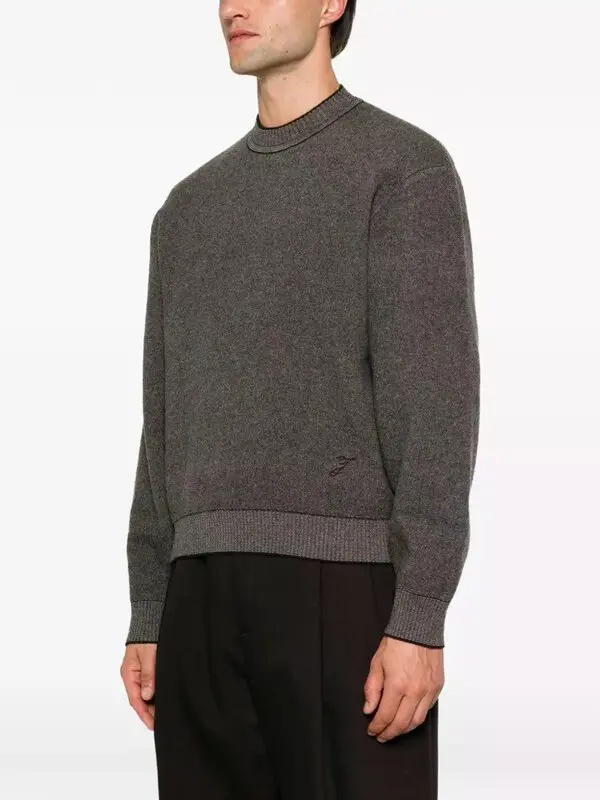 Jacquemus The Pelota Ribbed-trim Sweater