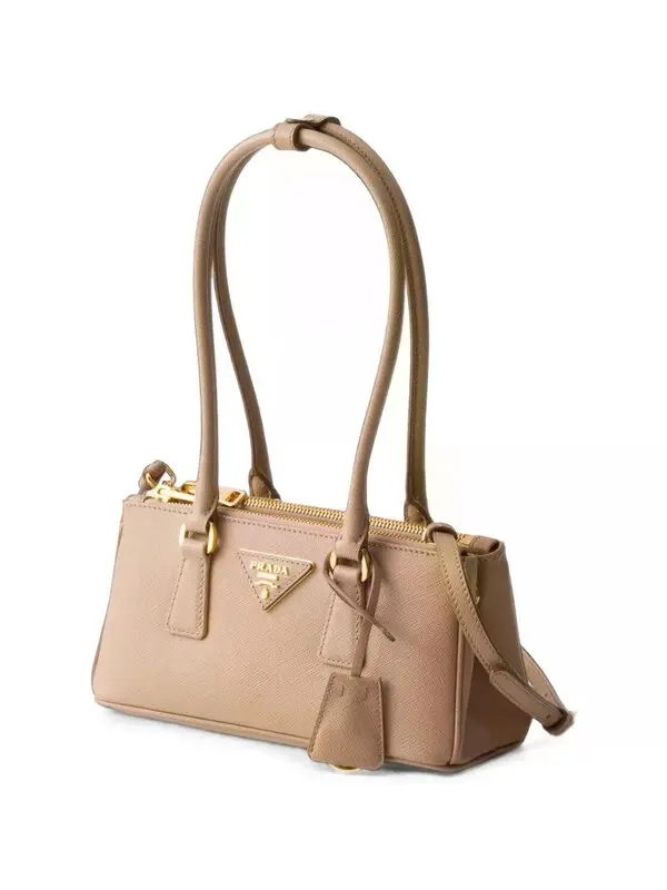 Prada Galleria Saffiano-leather Mini-bag - Neutrals