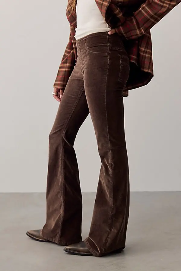We The Free Penny Pull-on Cord Flare Jeans At - Java