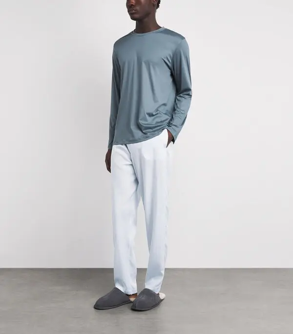 Zimmerli Stripe Sustainable Luxury Pyjama Bottoms