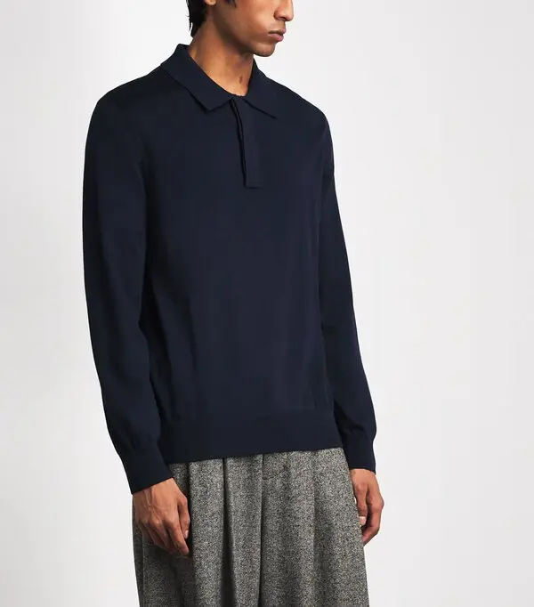 NN.07 Merino Wool Emerson Polo Sweater