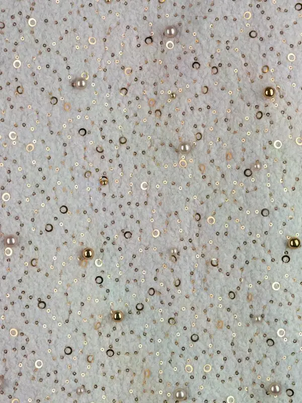 GENNY Sequin-embellished Faux-pearl Jacket